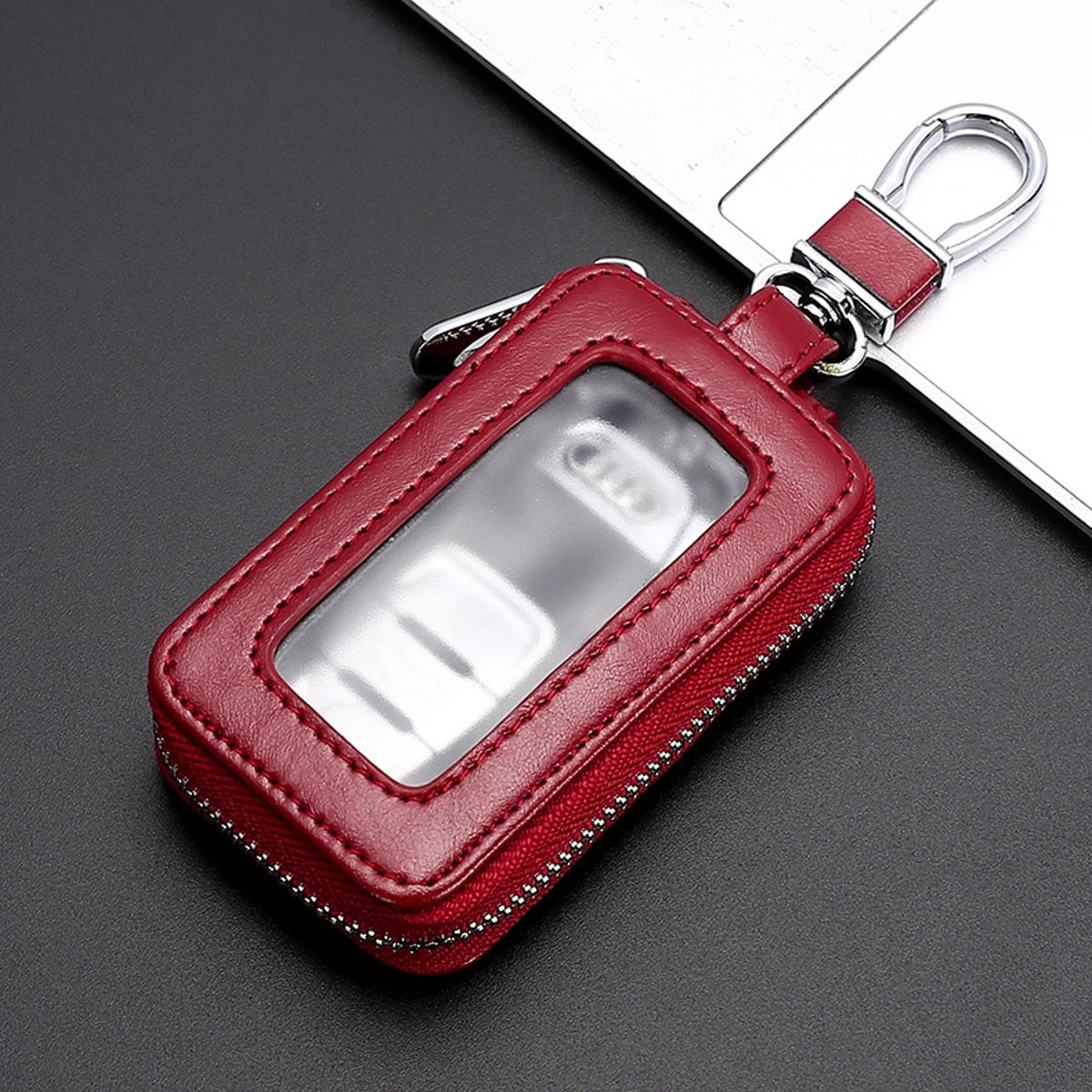 General Motors Key Card Box Leather Car Smart Key Card holder remote ...