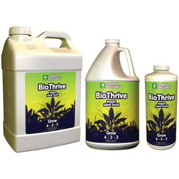 General Organics BioThrive Grow 1 Quart - Walmart Business Supplies