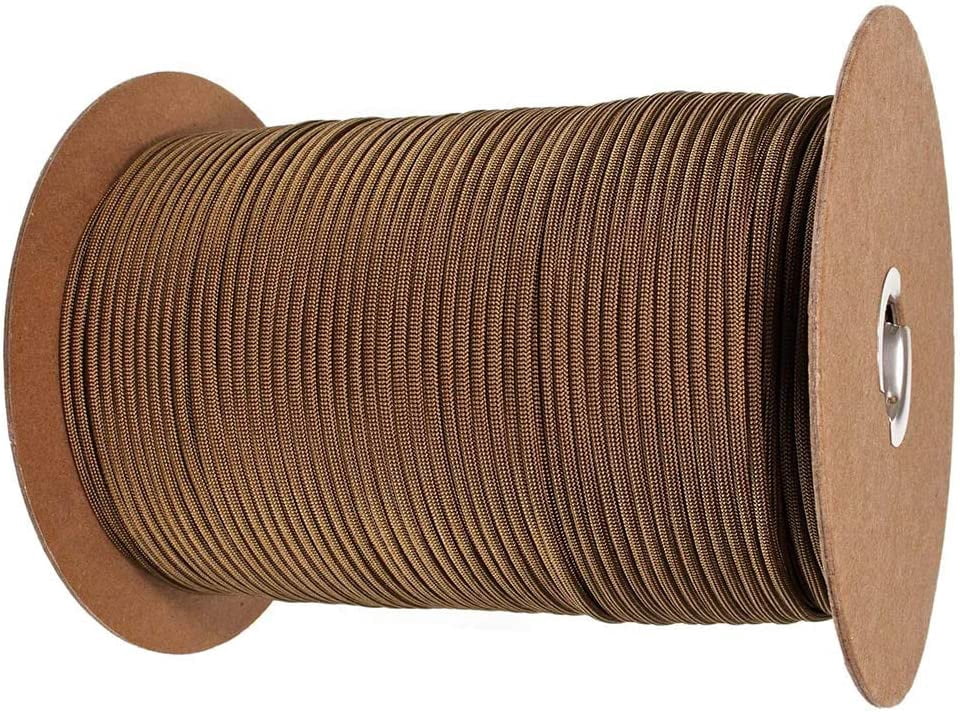 General Paracord (50+ Colors) - 1,000 Foot spools - 250 Foot spools ...