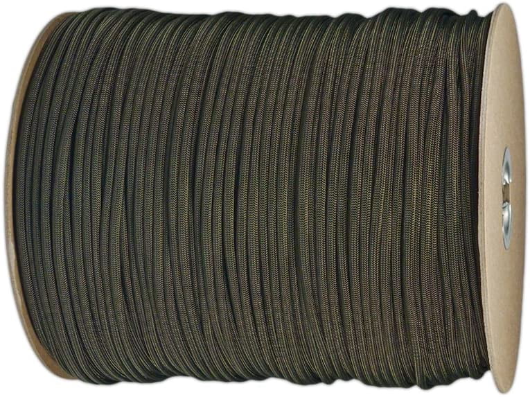 General Paracord (50+ Colors) - 1,000 Foot spools - 250 Foot spools ...