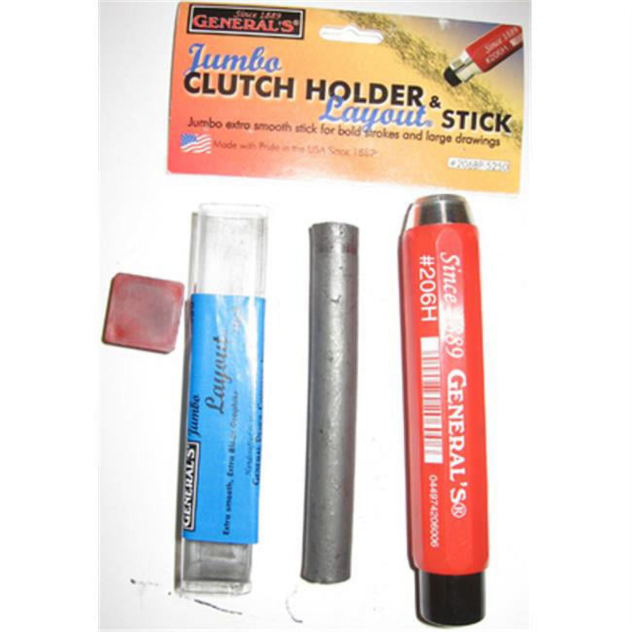 General Pencil 206BP-5250 Layout Stick & Holder - Walmart.com