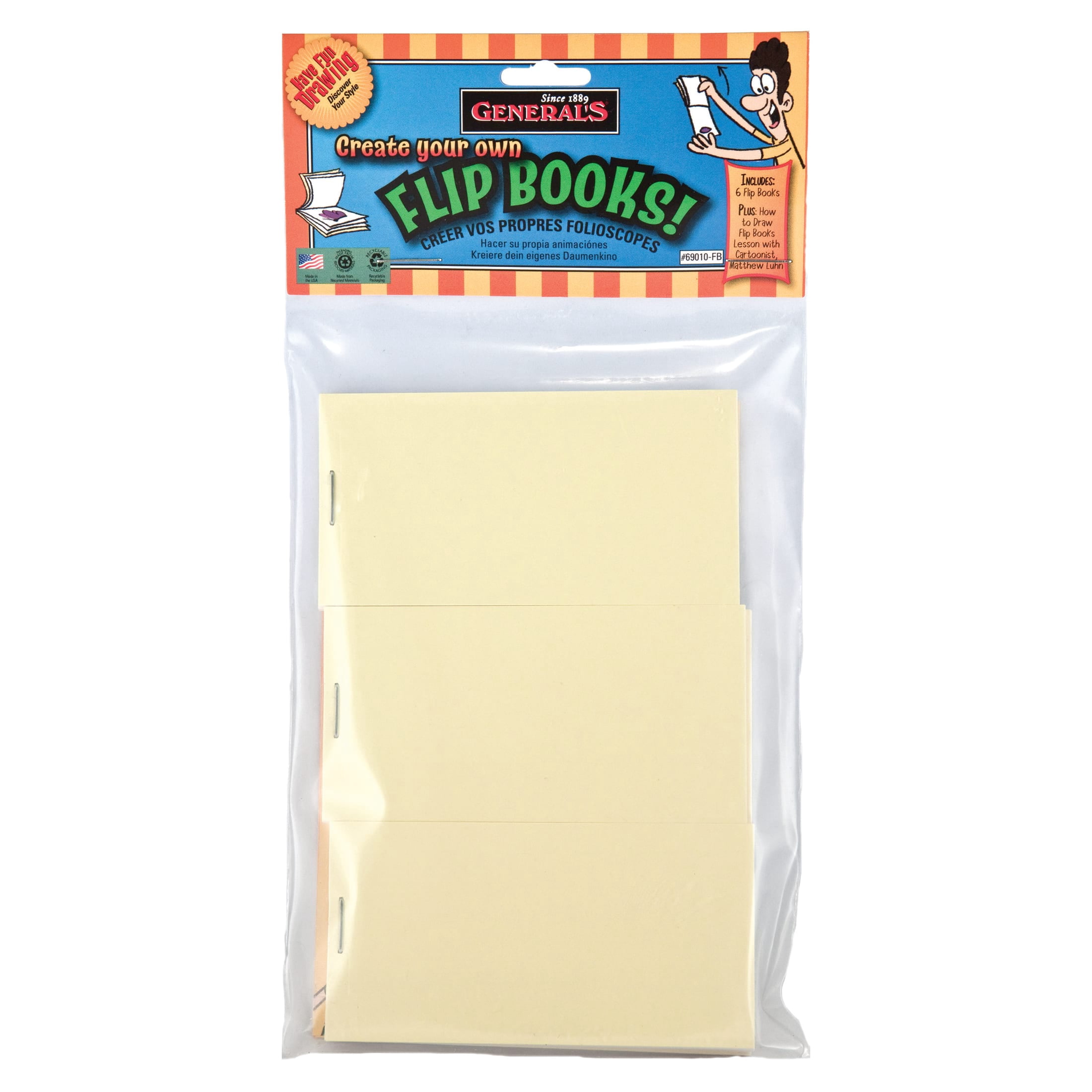 General Pencil Create Your Own Flip Book, 6/Pkg. - Walmart.com