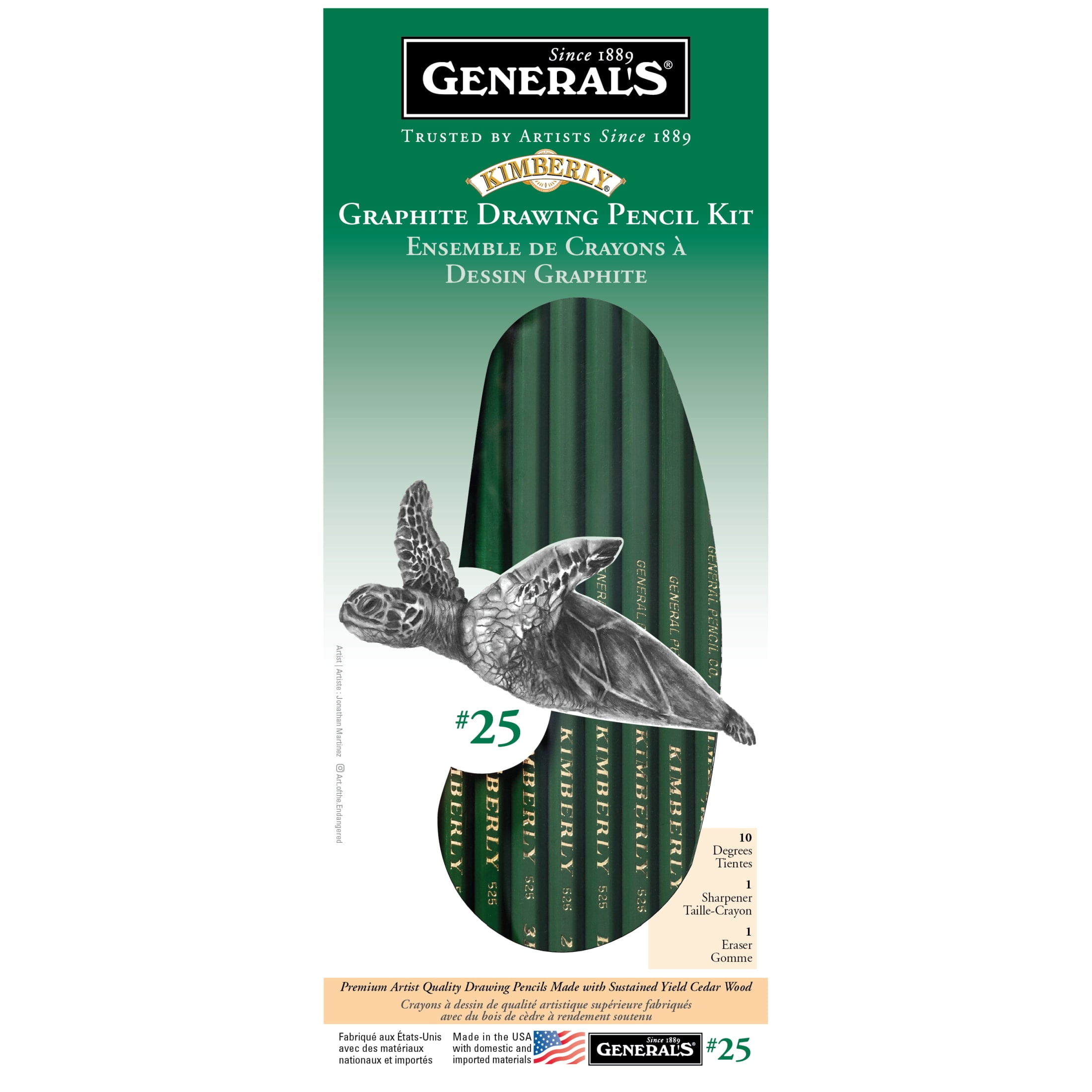 General Pencil Kimberly Graphite Drawing Kit No. 25 - Walmart.com