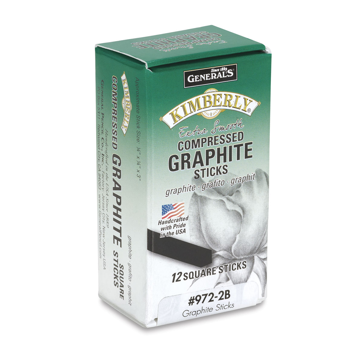 General Pencil Kimberly Graphite Sticks, Thin Sticks, 2B - Walmart.com