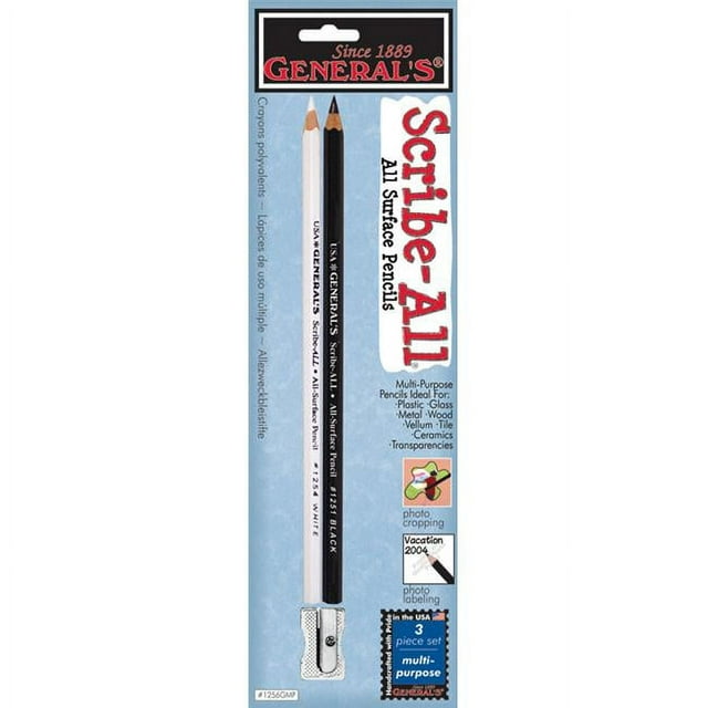 General Pencil Scribe-All Pencils & Sharpener Set, 2 Pieces - Walmart.com