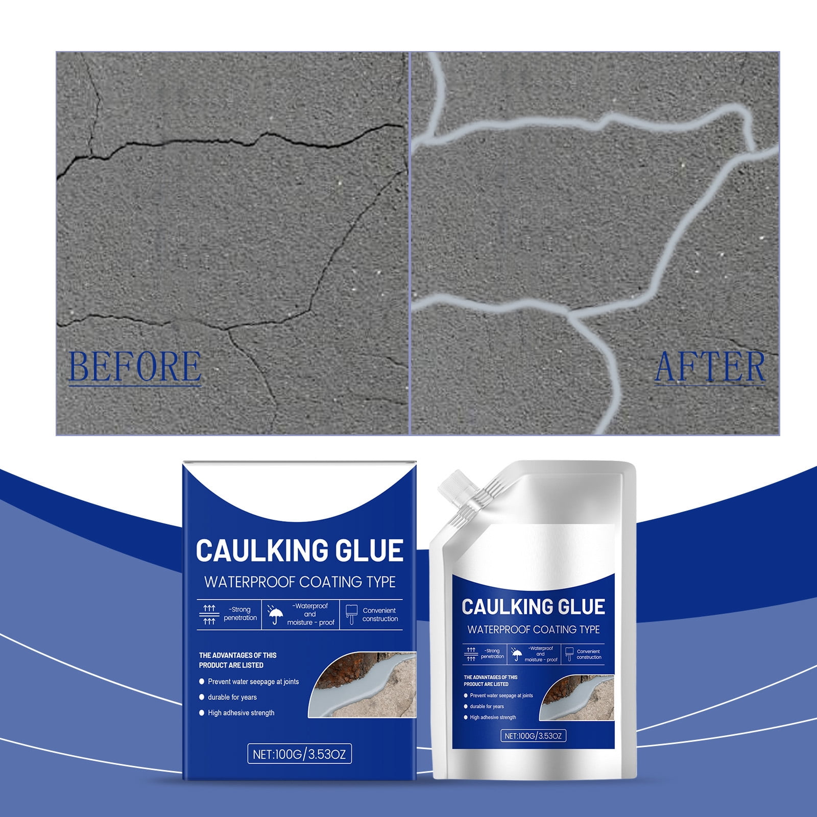 General Plate Concrete Crack Sealant Concrete Crack Sealant Sealing ...
