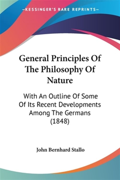 General Principles Of The Philosophy Of - Walmart.com