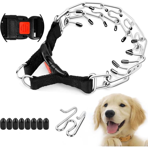 General Prong Collar for Dogs Training Collar, Adjustable Pinch Collar ...