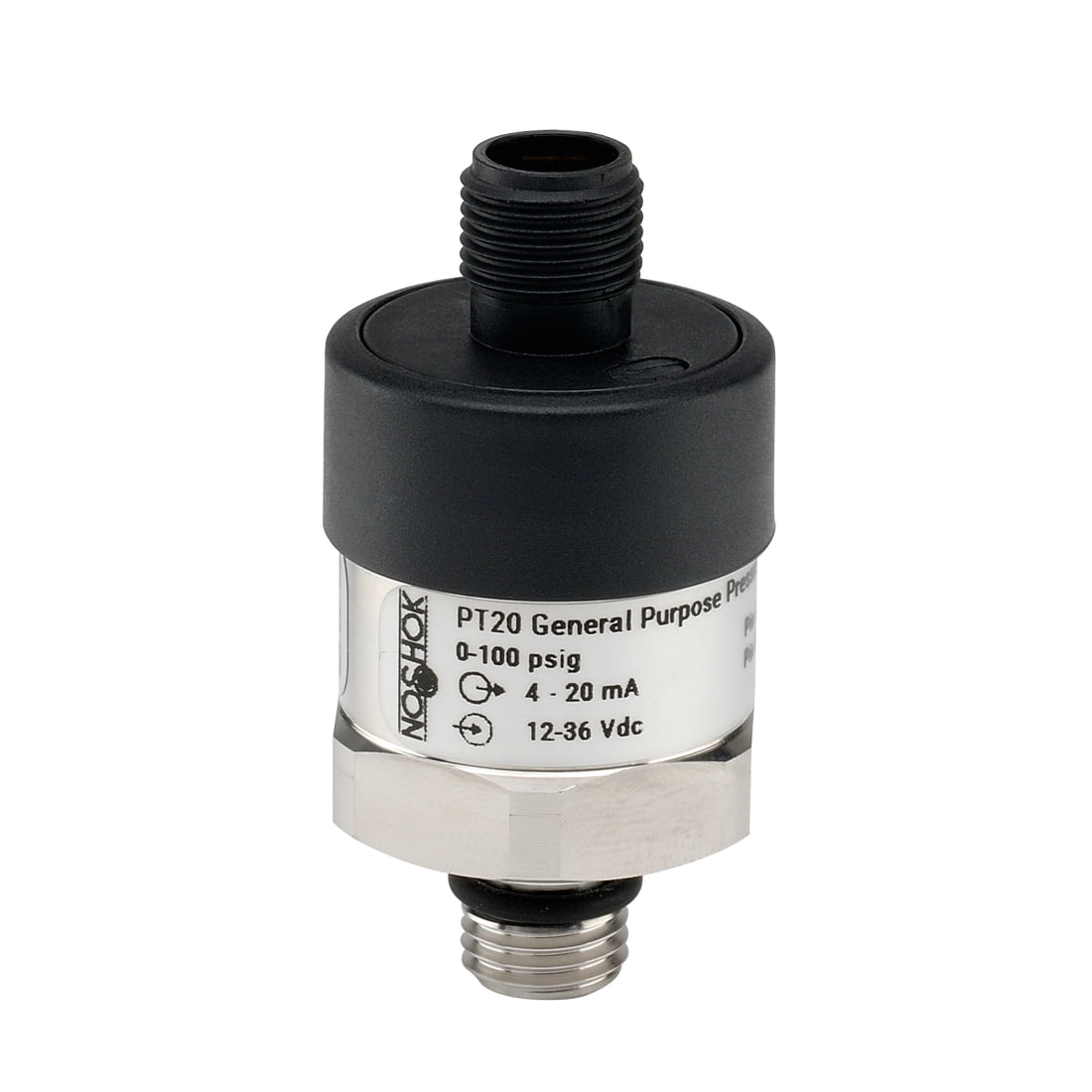 General Purpose Fixed Range Pressure Transmitter, 0 to 5000 psi gauge, ±0.5% of span, 4 mA to 20 ...
