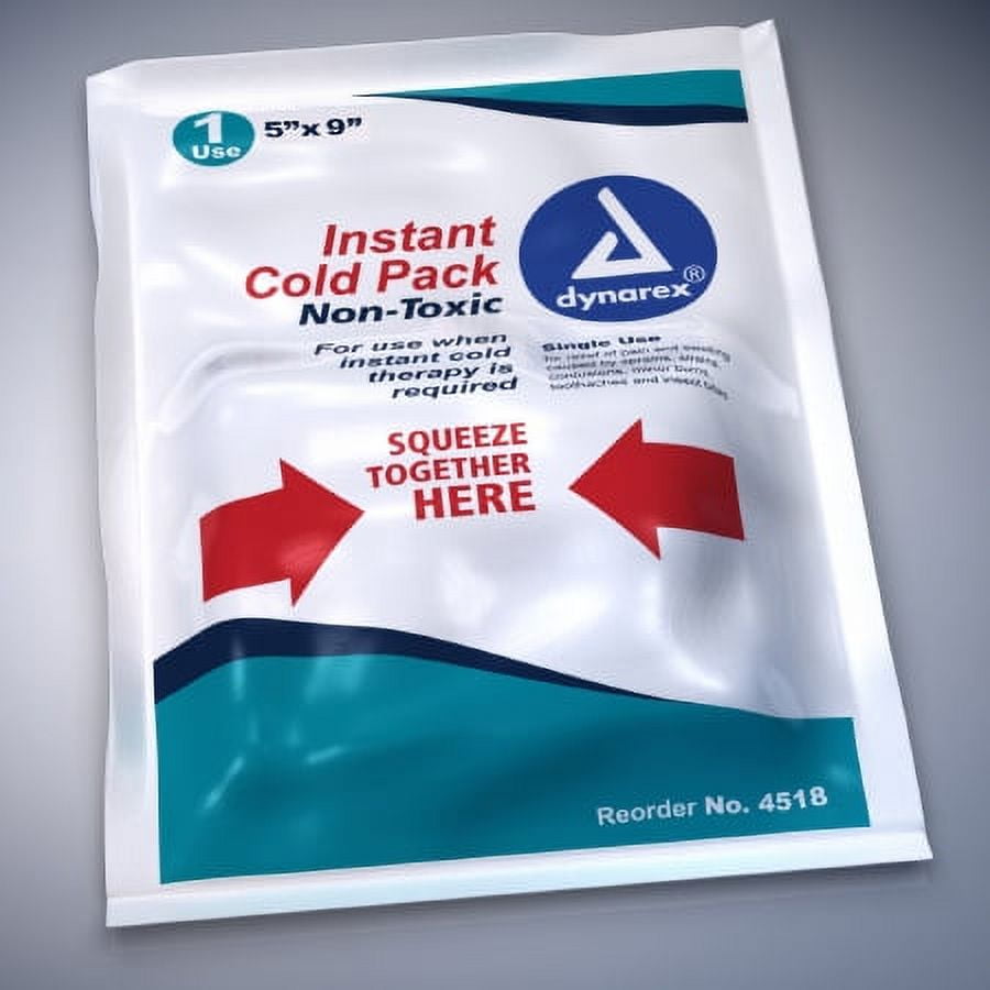 General Purpose Instant Cold Pack 5 X 9 Inch, Single Use, Case of 24, 4 ...