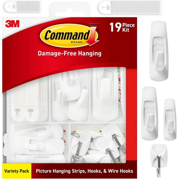 General Purpose Variety Kit, Various Sized Hooks, Wire Hooks, and ...