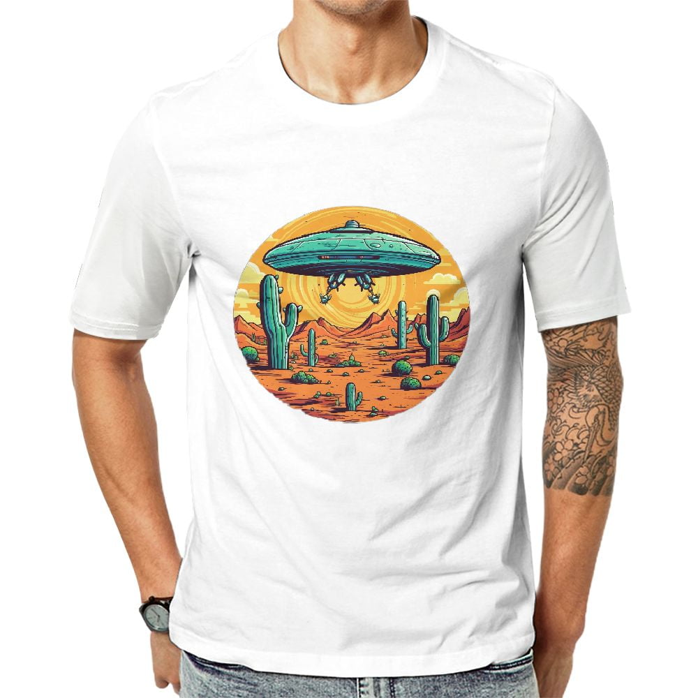 General Retro Alien UFO Space Ship - Vintage Extraterrestrial T-Shirt ...