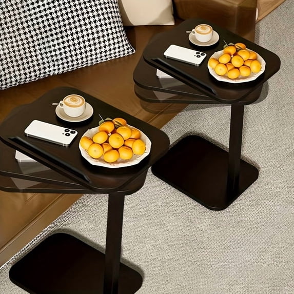 General Side Table TV Travel Table Adjustable Height, Sofa C-Shaped Tea ...