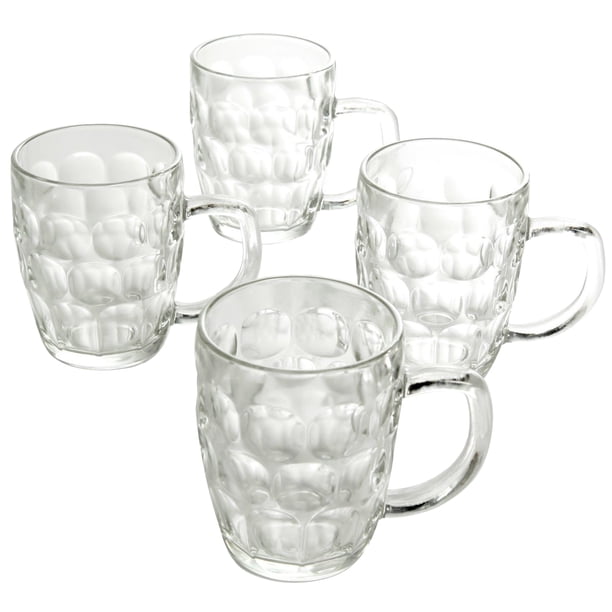 General Store 4 Piece 18 oz. Glass Beer Mug Set - Walmart.com