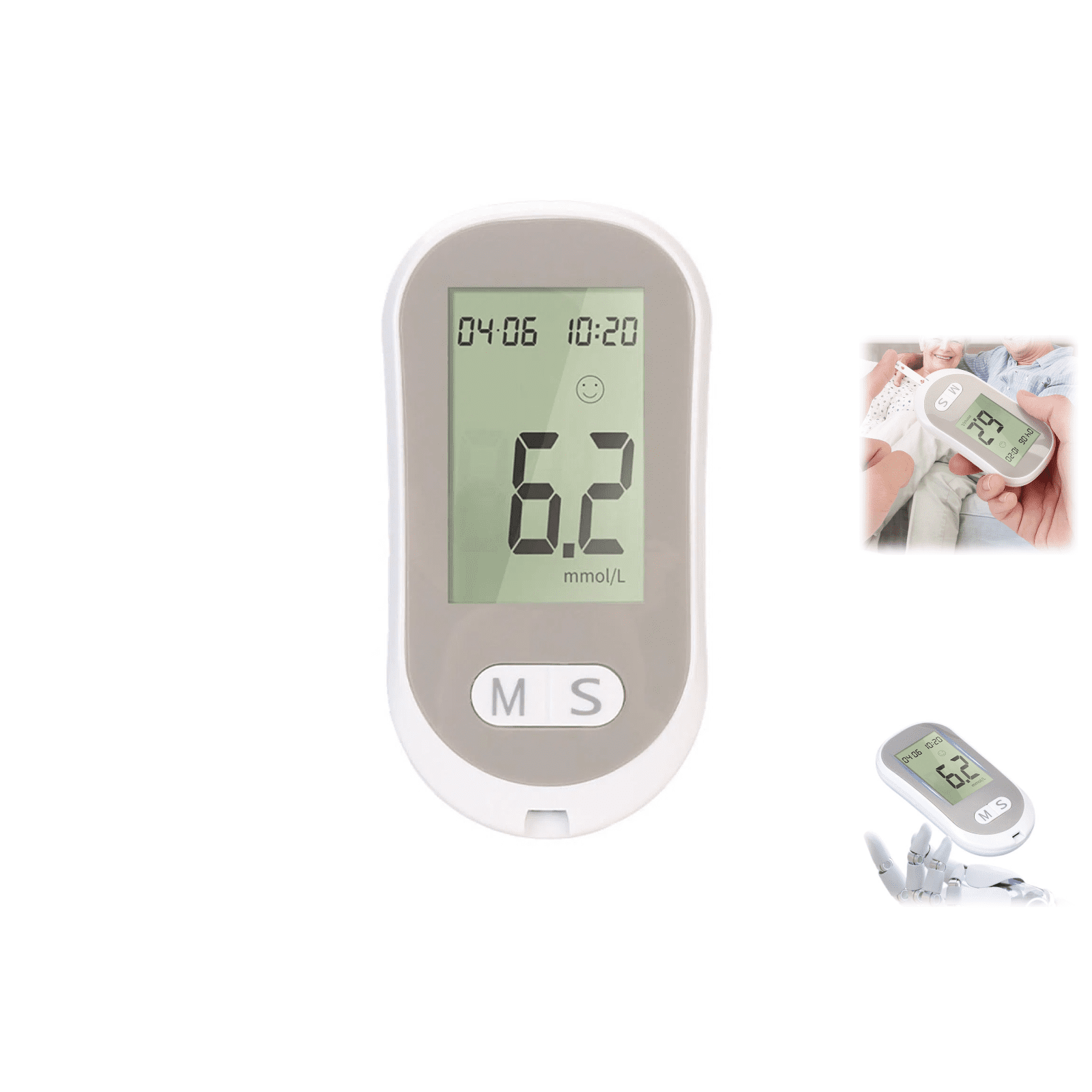 General Sugar_Monitor_Glucose Monitor Portable Ready to use, Large ...