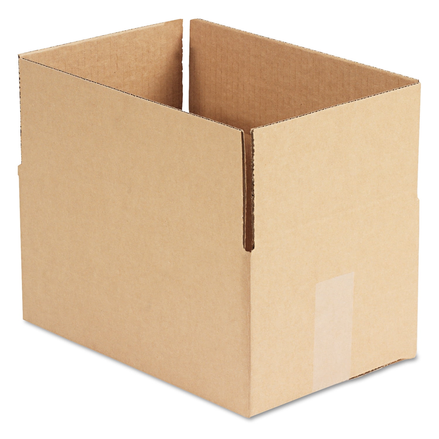 General Supply Brown Corrugated - Fixed-Depth Shipping Boxes, 12l x 8w ...