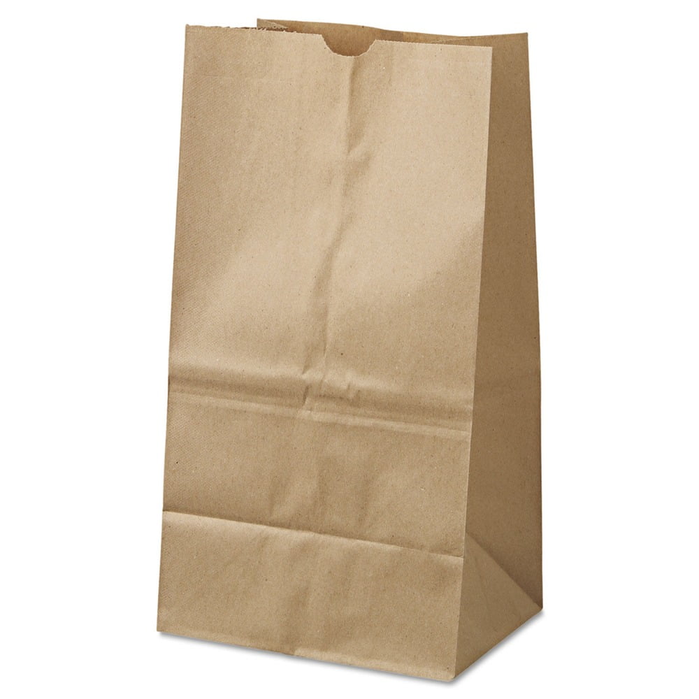 General Supply Duro Fold Top Paper Bag, 25 lbs, Brown, 500 Ct - Walmart.com