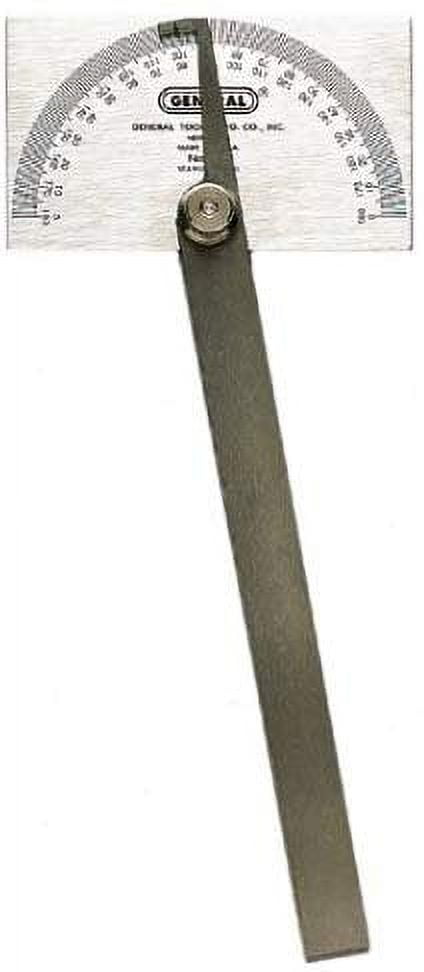 General Tools 17 Adjustable Square Head Protractor, 6", Steel - Walmart.com