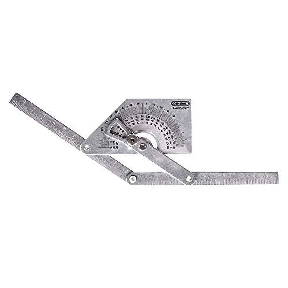 General Tools 39 Stainless Steel Protractor and Angle Finder, Outside ...