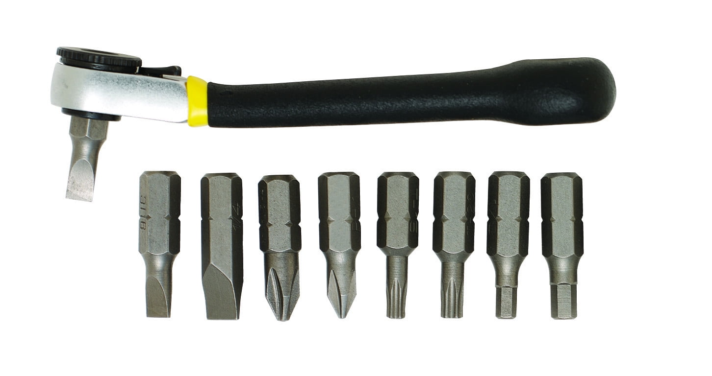 General Tools 80075 Nine-Piece Ratchet Offset Screwdriver Set - Walmart.com