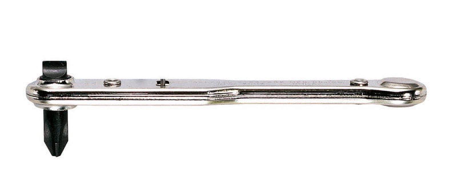 General Tools 807SX 1/4-Inch Straight and No. 2 Crosspoint Ratchet ...