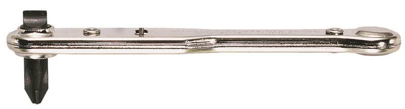 General Tools 807SX 1/4-Inch Straight and No. 2 Crosspoint Ratchet ...