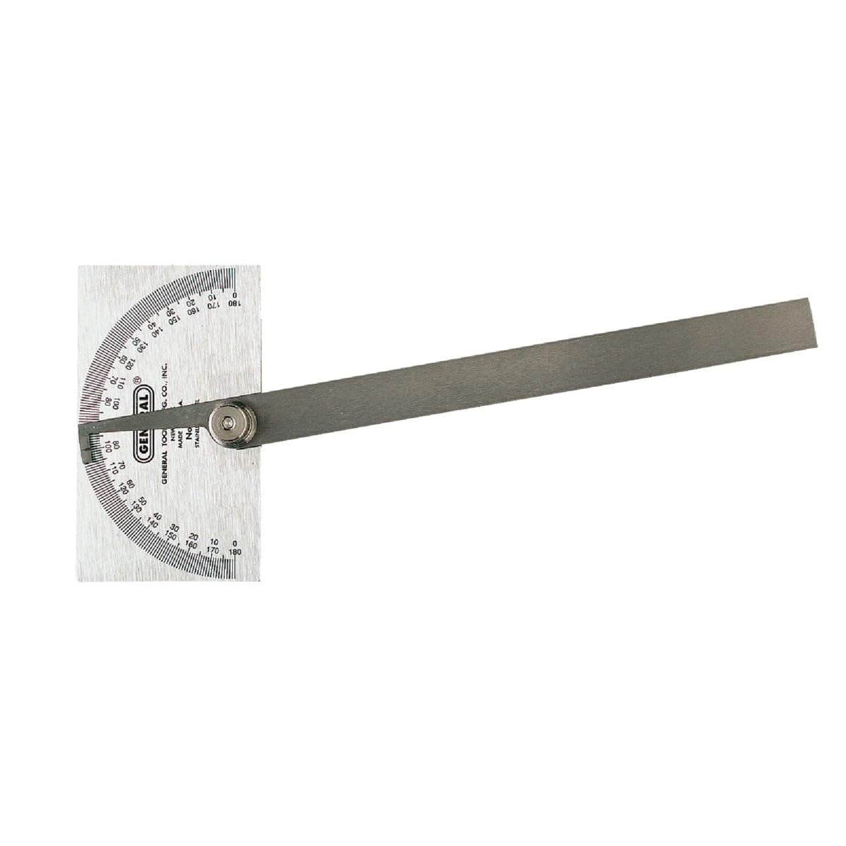 General Tools Angle Protractor #17 Stainless Steel Square Head ...
