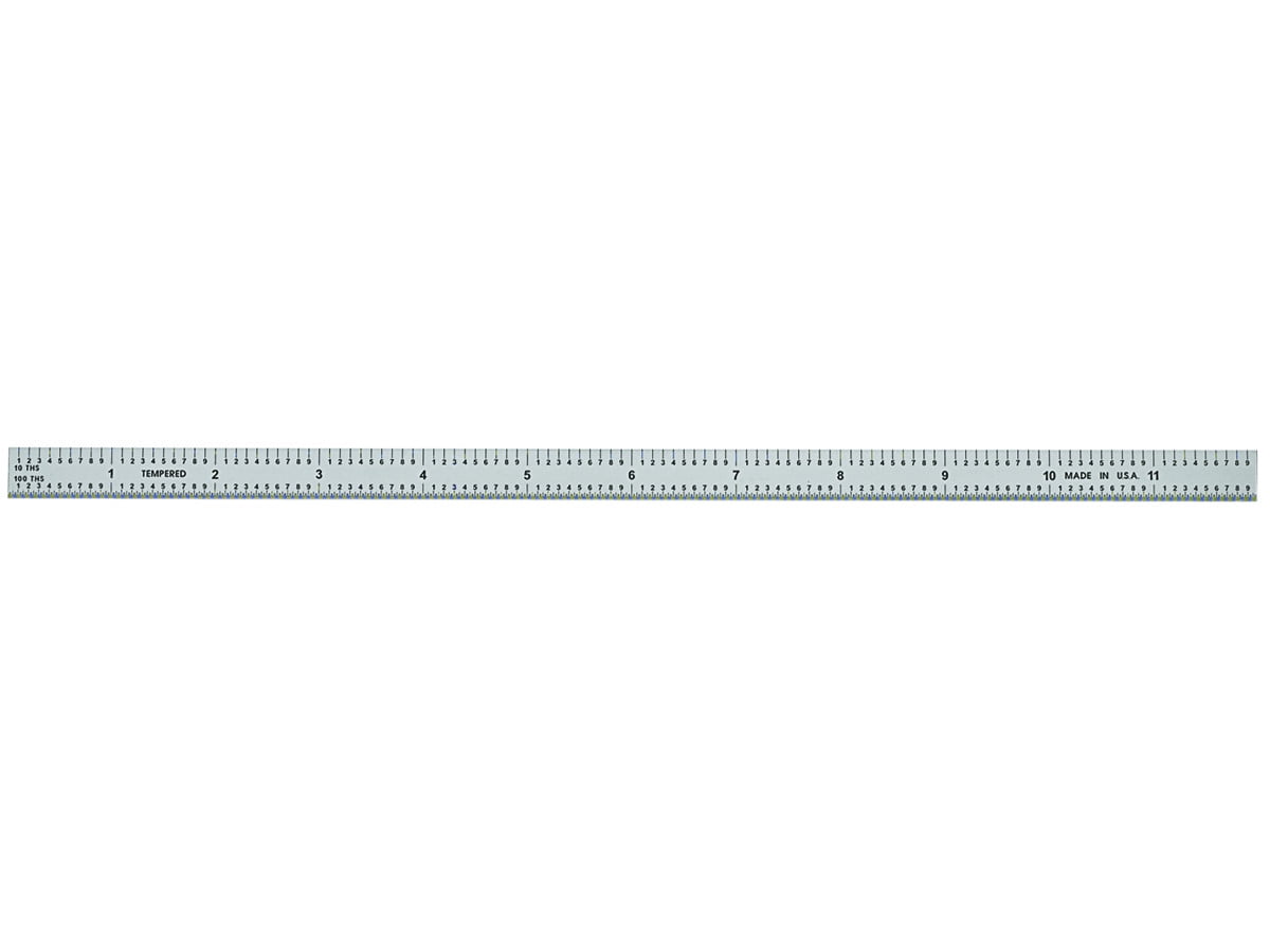 General Tools CF1216 12" Precision Flex Steel Rule - Walmart.com