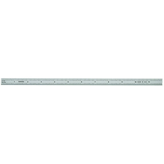 General Tools CF1216 12" Precision Flex Steel Rule - Walmart.com