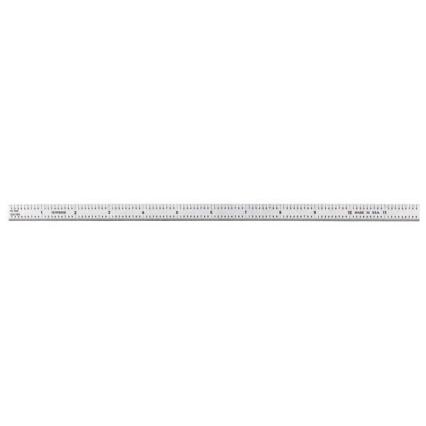 General Tools CF1249MD Ultratest 12" Flex Steel Rule, Decimal/Metric ...