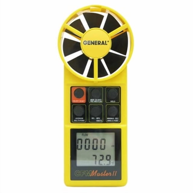 General Tools DCFM8906 - Digital One Piece Airflow Meter With CFM ...