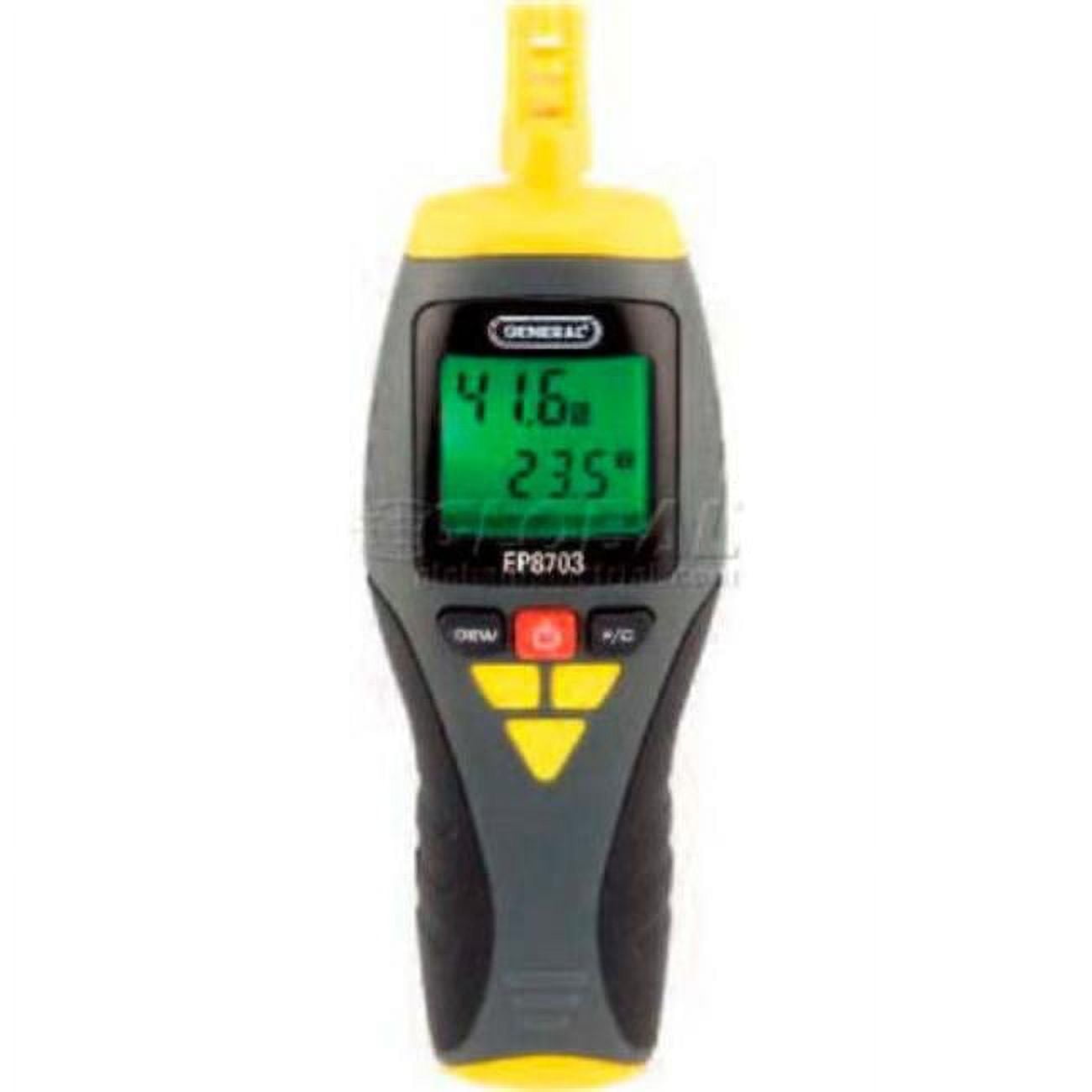 General Tools TemperatureHumidityMeter,Onboard,NoNIST EP8709 - Walmart.com