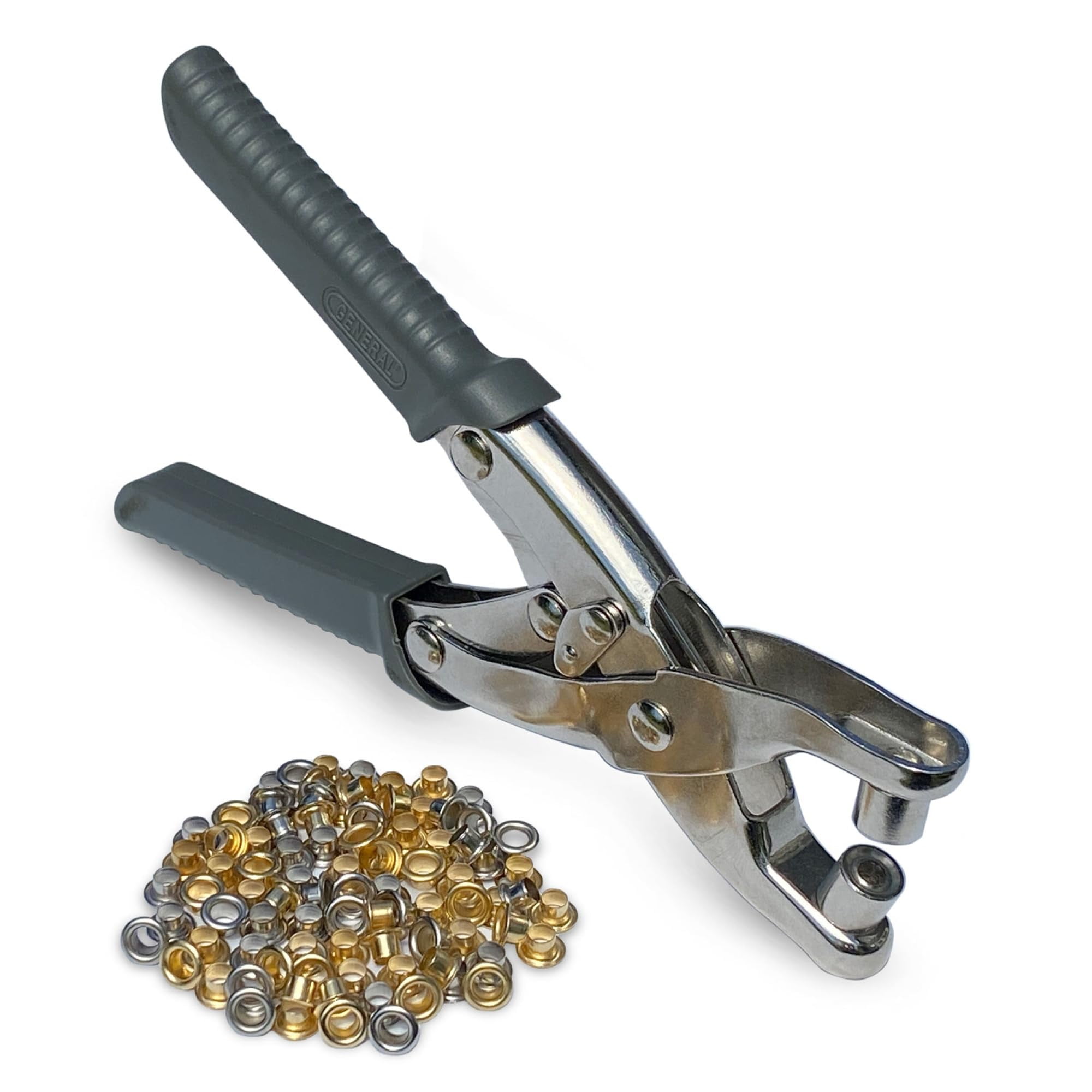 General Tools Eyelet Pliers - Durable and Ergonomic Comfort Grip Eyelet ...