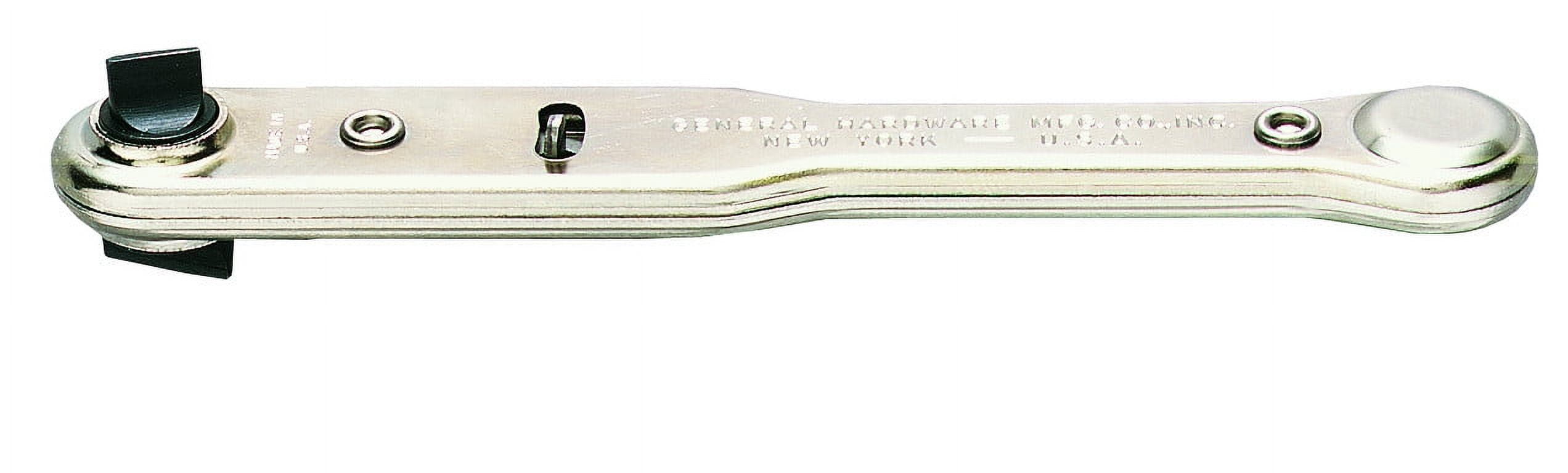 General Tools Gn807 Offset Ratchet Screwdriver With Slotted Blades ...