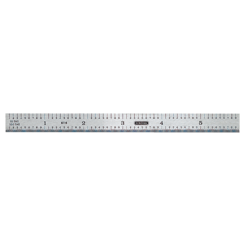 General Tools Rigid Straight Edge Ruler 6" RULE, Each - Walmart.com
