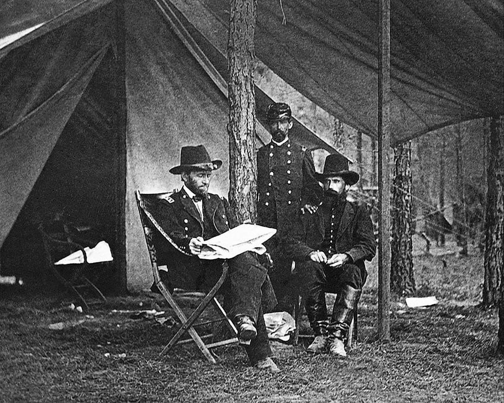 General Ulysses S. Grant Cold Harbor Civil War - 12x18 Inch Laminated ...