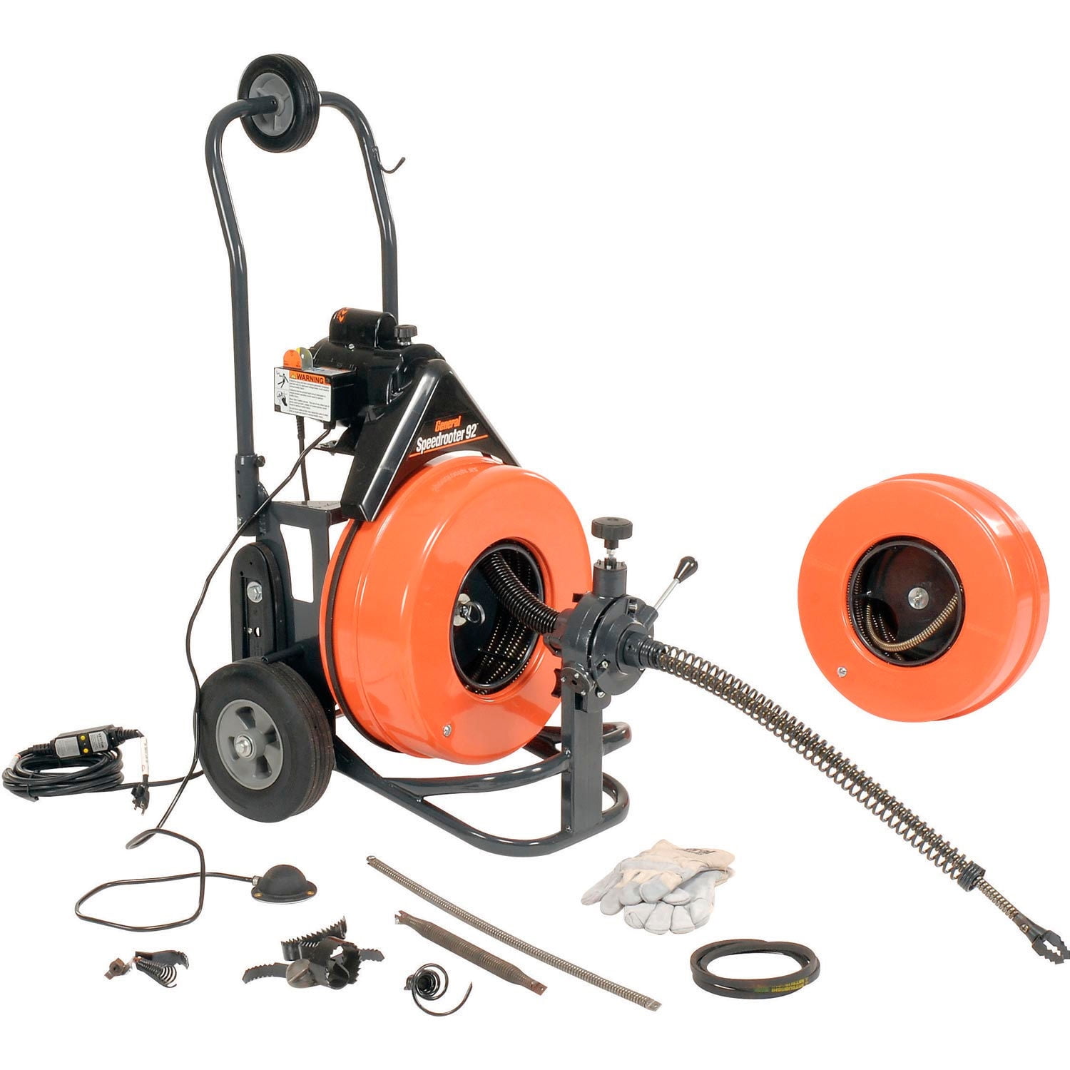 General Wire Speedrooter 92 Sewer Cleaning Machine includes 2 Cables ...