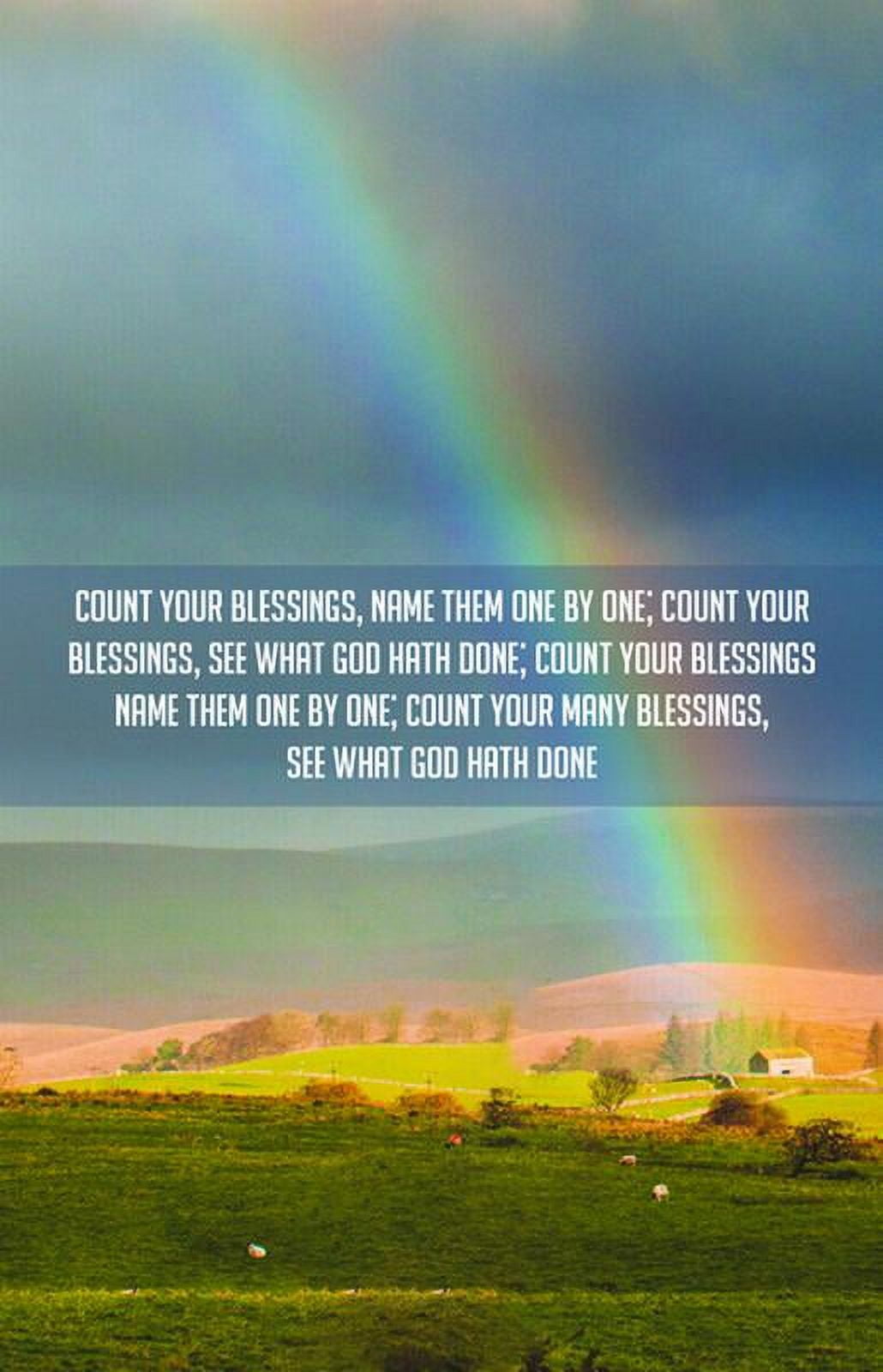 General Worship Bulletin: Count Your Blessings (Package of 100): Count ...