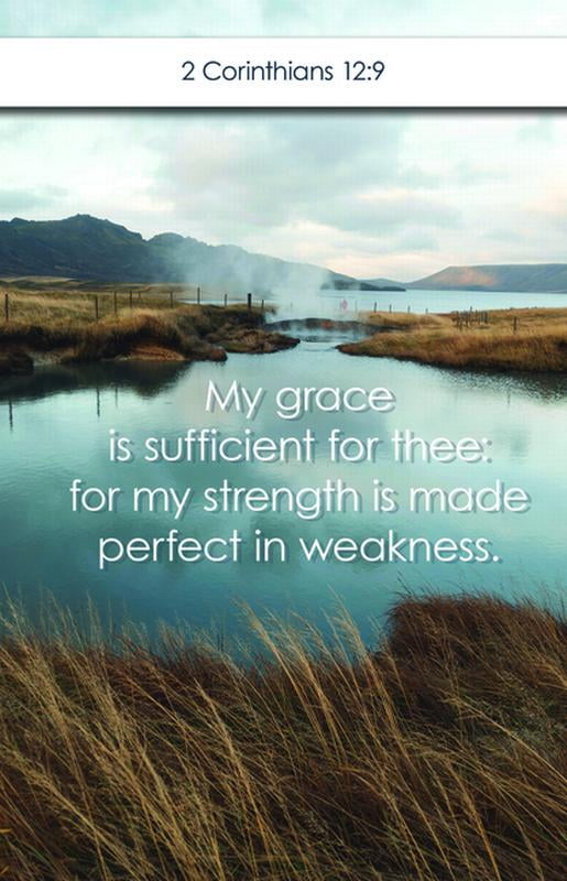General Worship Bulletin: My Grace (Package of 100) : 2 Corinthians 12:9 (KJV) (Other) - Walmart.com