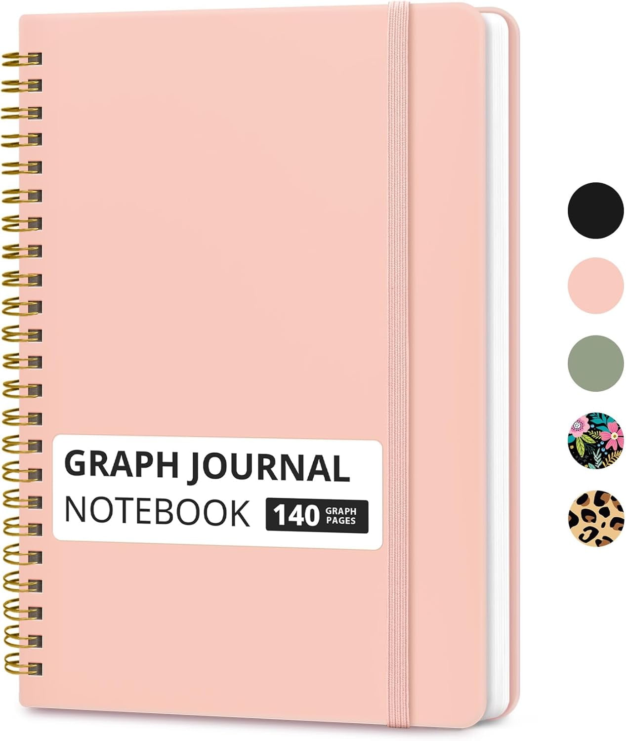 General purpose spiral journal, college style hardcover notebook ...