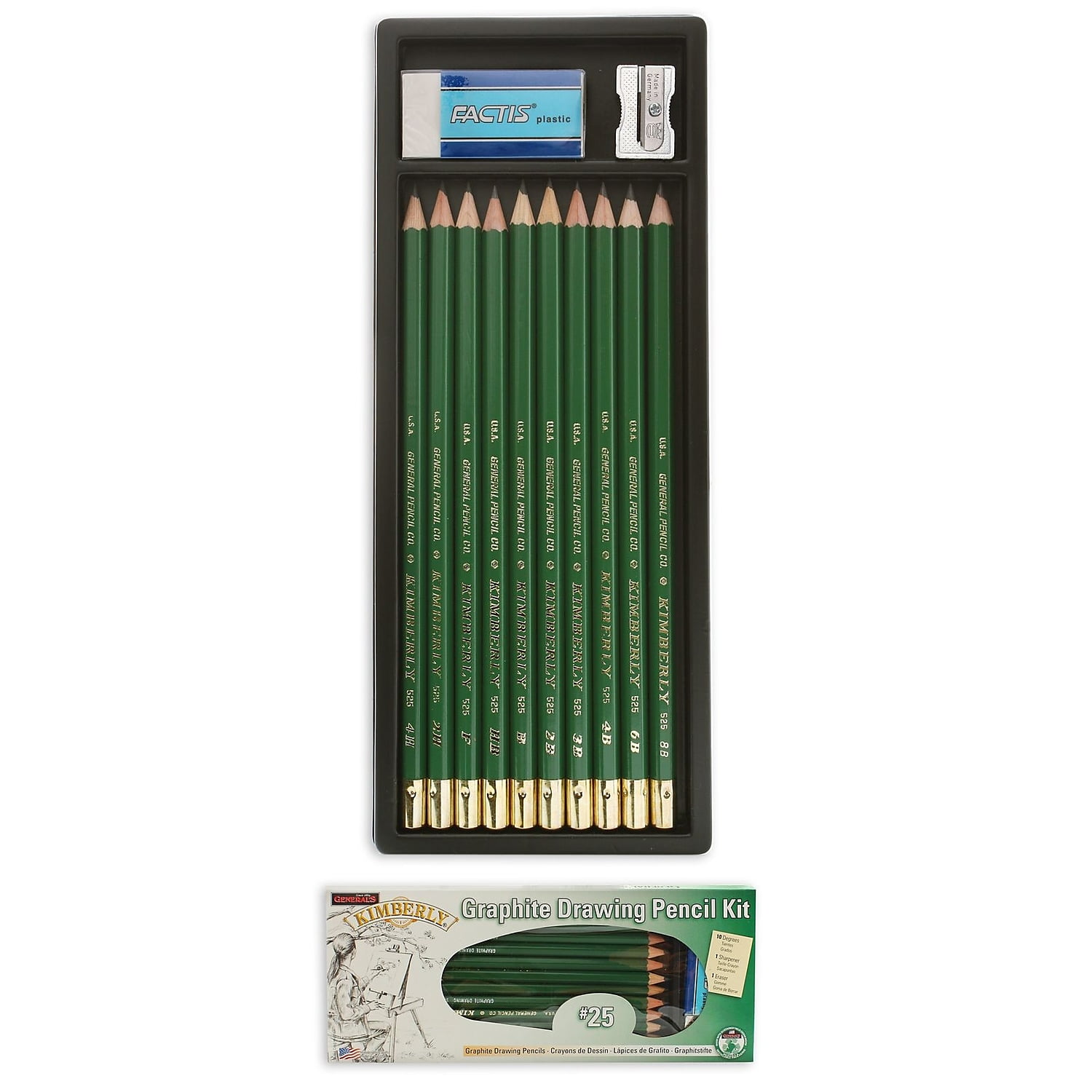 General's Kimberly Graphite Drawing Kit #25 Each [Pack Of 3] (61223-PK3 ...
