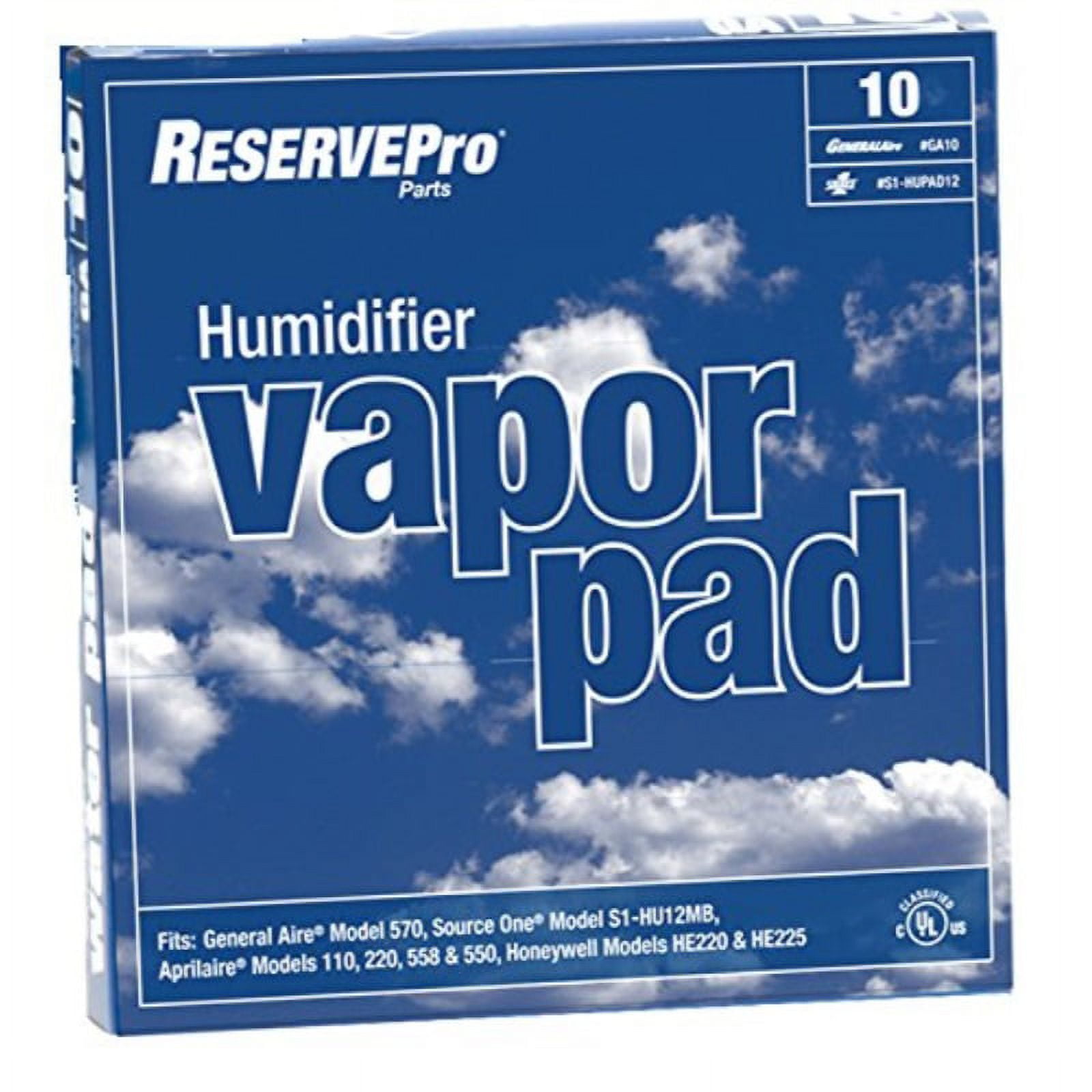 Generalaire 990-13 GeneralAire GA23 Vapor Pad, 1.25 X 14" X 12 | Prisma ...