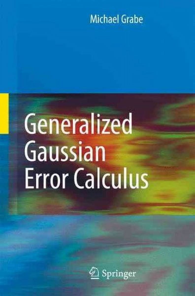 Generalized Gaussian Error Calculus (Hardcover) - Walmart.com