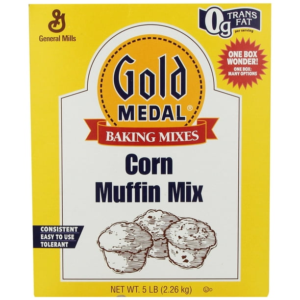Generalmills Lr/D Gold Medal Corn Muffin Mix 6 Case 5 Pound, 5-Pounds ...