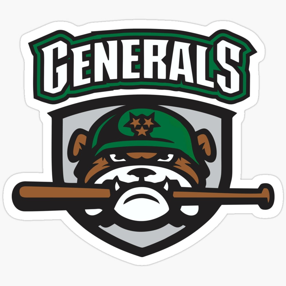 Generals Bulldog Sticker Phone Decal Water Bottle Stickers Car Decals ...