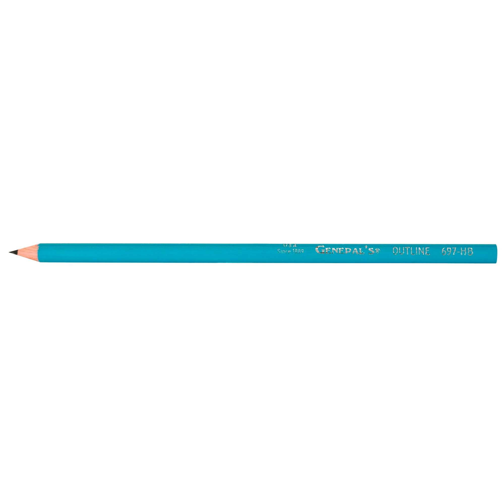 Generals Smooth Artists Graphite Drawing Pencils, HB Tip, Black, Pack ...