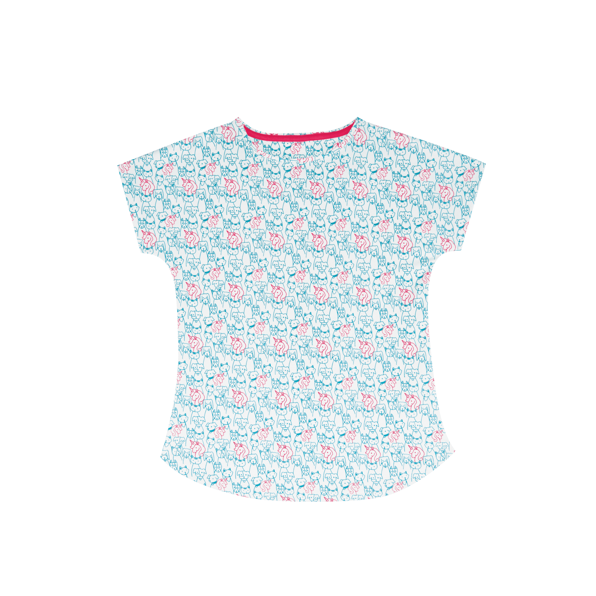 Generation Joy Girls Pet Doodles Short Sleeve T-Shirt, Sizes XS-XL ...