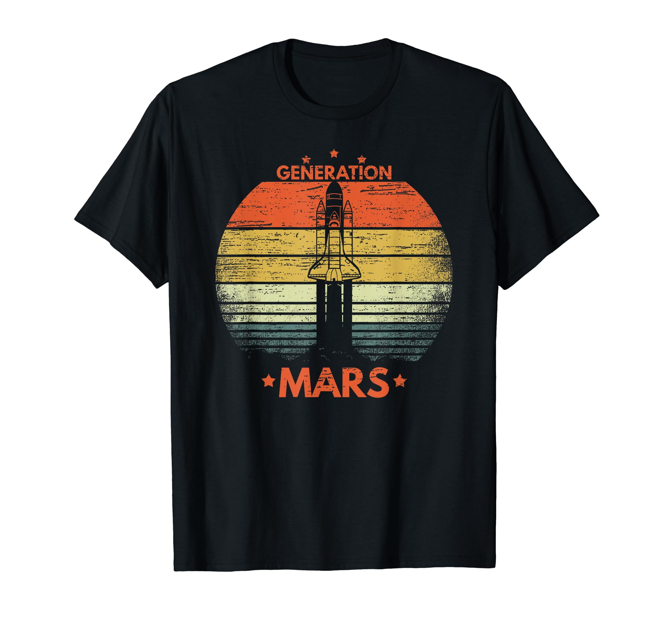 Generation Mars Space Enthusiast Gift Artemis Rocket Science T-Shirt ...