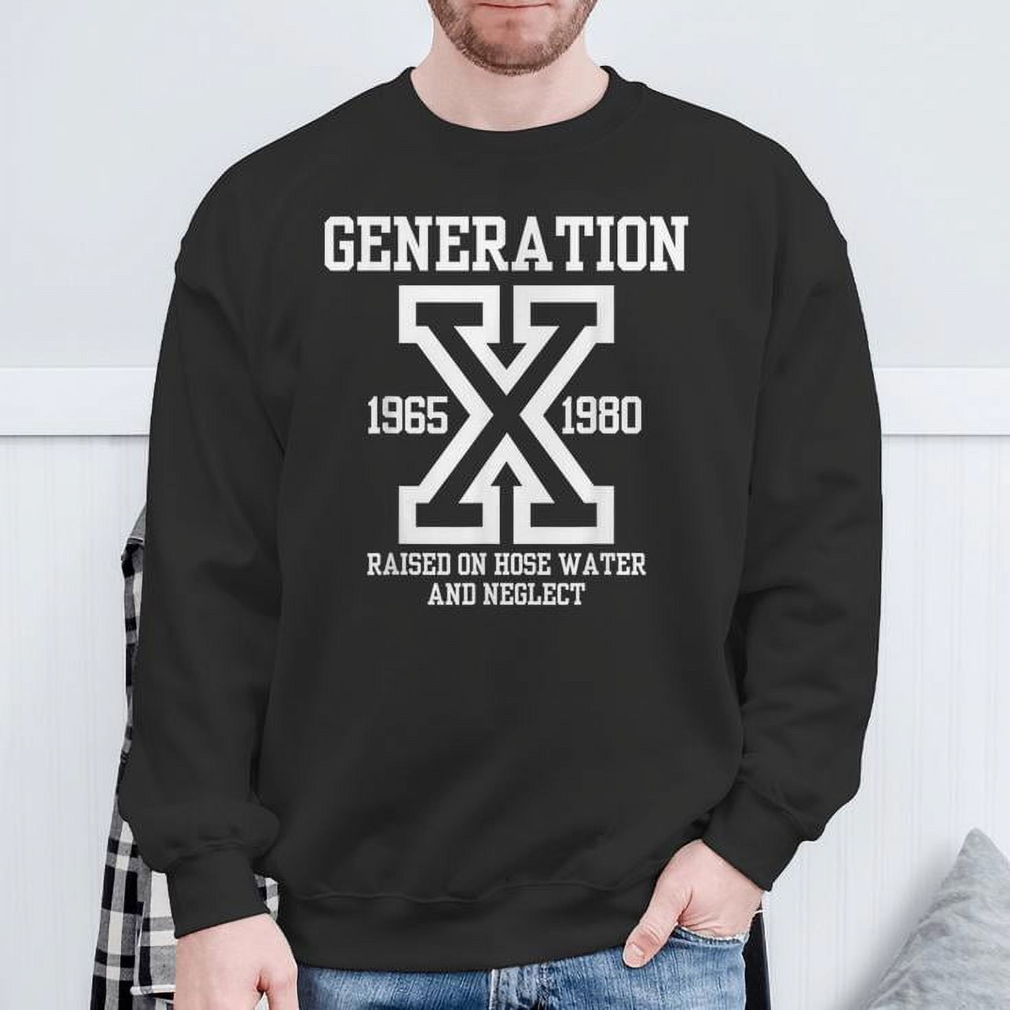 Generation X Gen X 60Th Birthday Vintage Retro Sweatshirt - Walmart.com