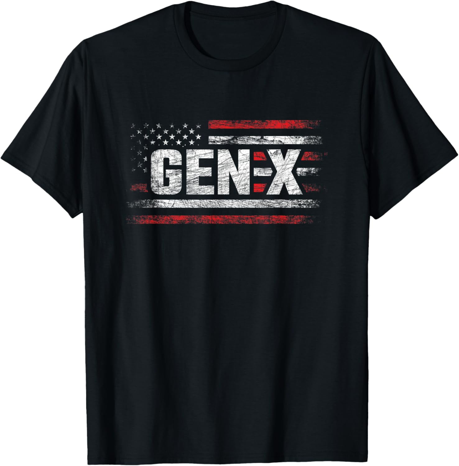 Generation X - Gen Xer - Gen X American Flag - Gen X T-Shirt100% cotton ...